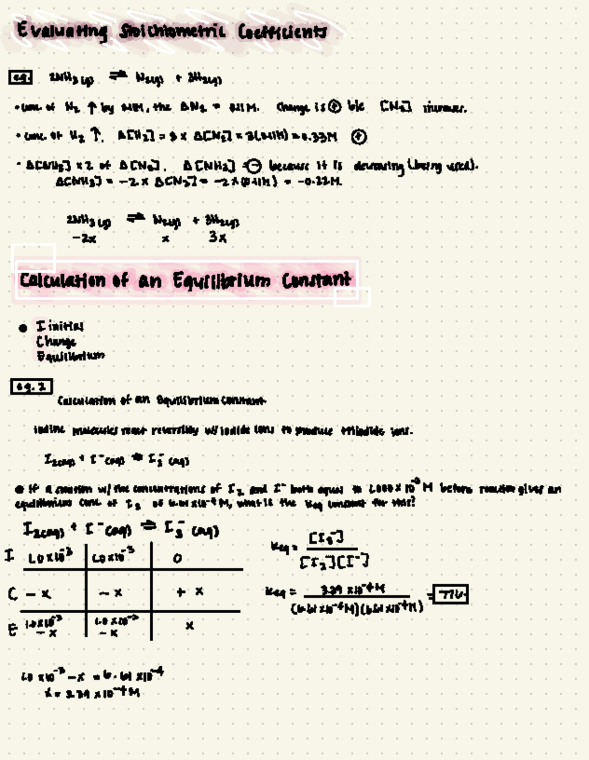Equilibrium Constant- Calculations (M14Q5) - ####### - e ...