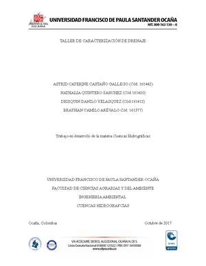 EL MICO Perdido - GFBGFN - Cuencas hidrograficas - UFPS - Studocu