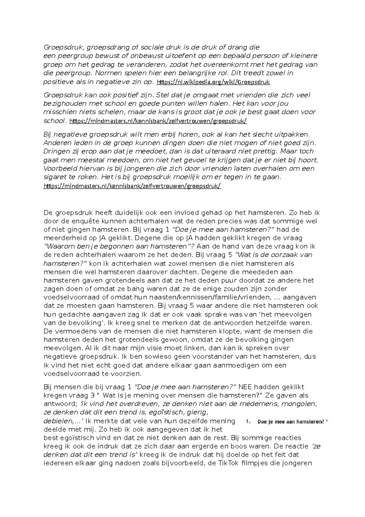 Groepsdruk - info uit internet - Groepsdruk, groepsdrang of sociale ...