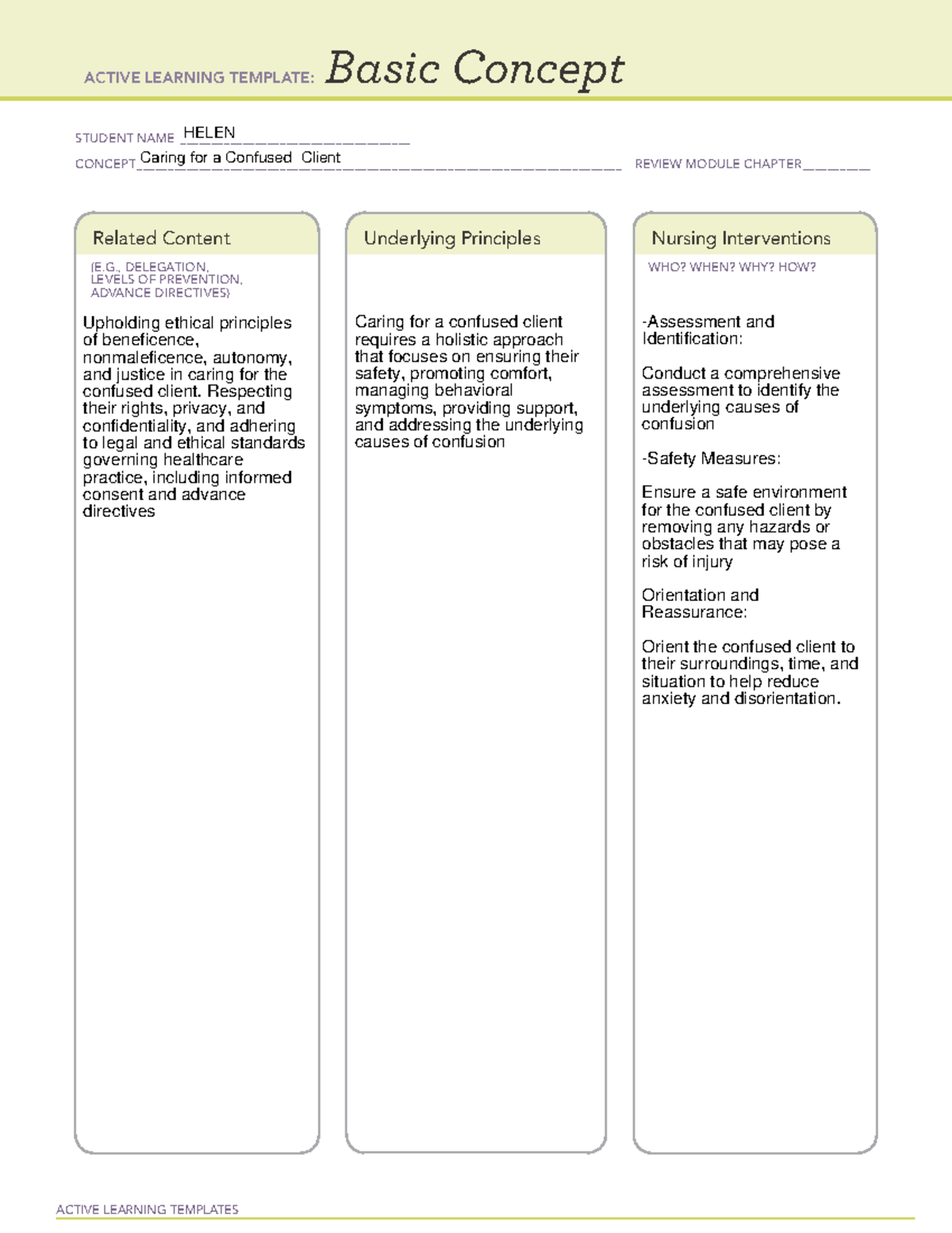 Basic Concept blank-25 - ACTIVE LEARNING TEMPLATES Basic Concept ...