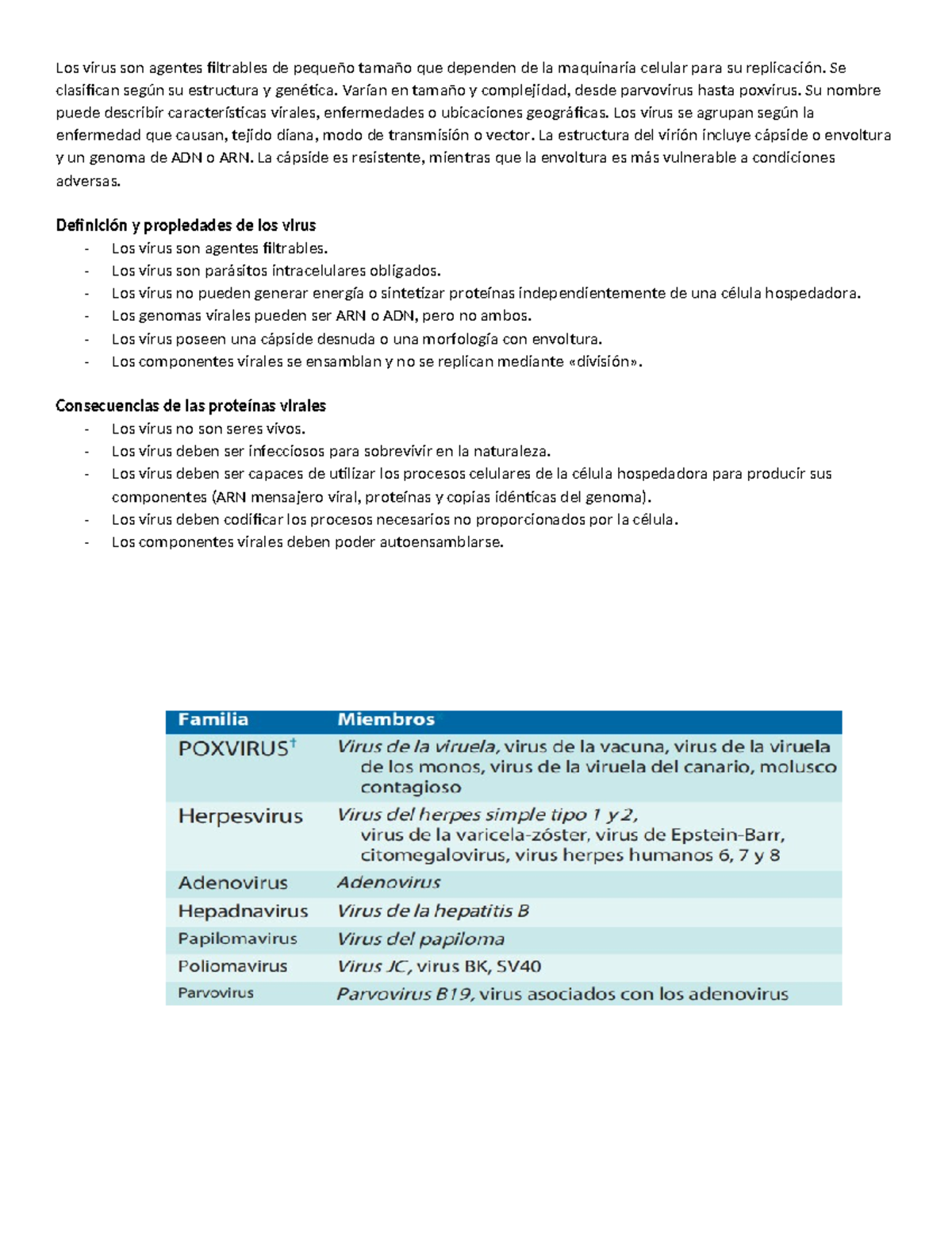 Resumen virus - ……….. - Los virus son agentes filtrables de pequeño ...