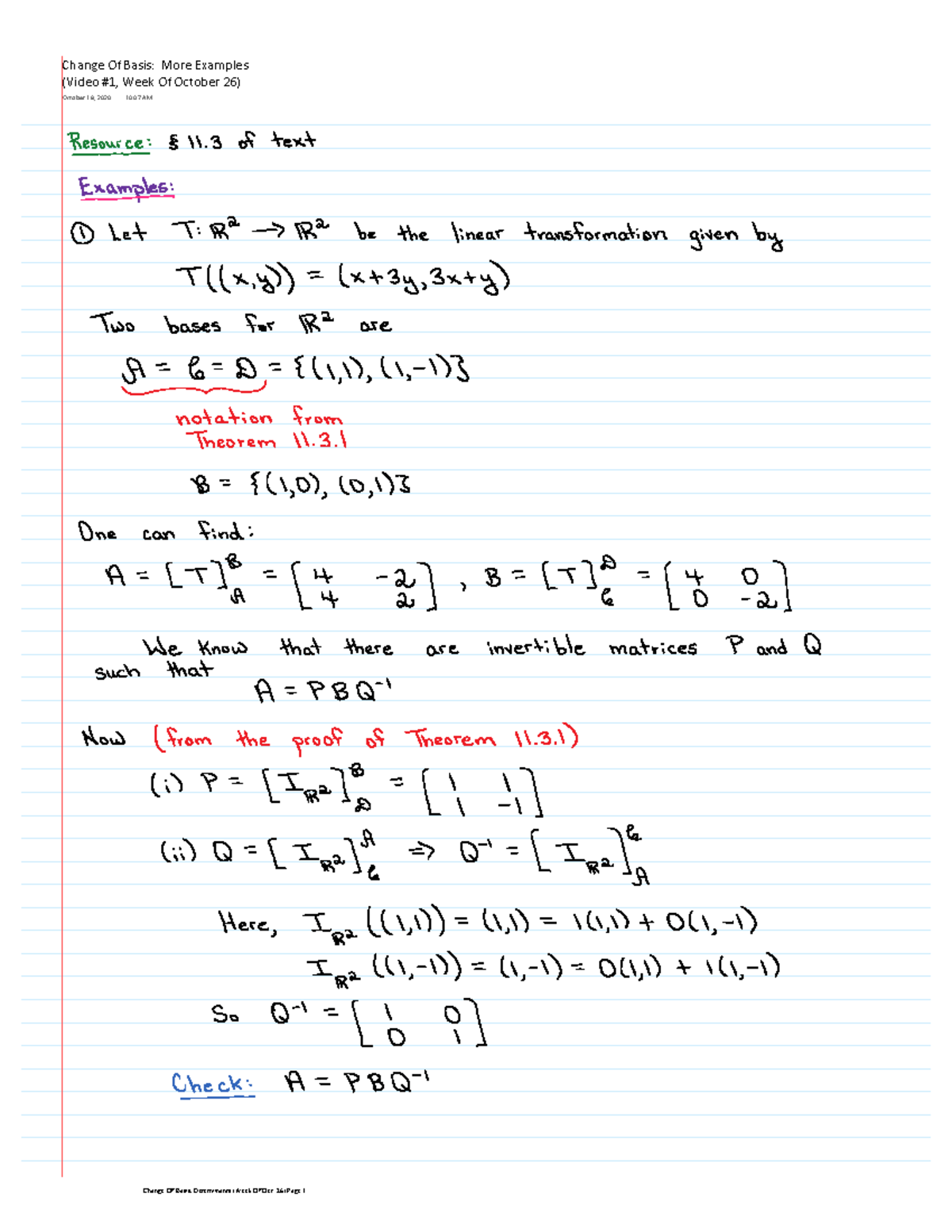 1.change_basis_more_examples_video_1_week_oct_26 - math 2090 - Change ...