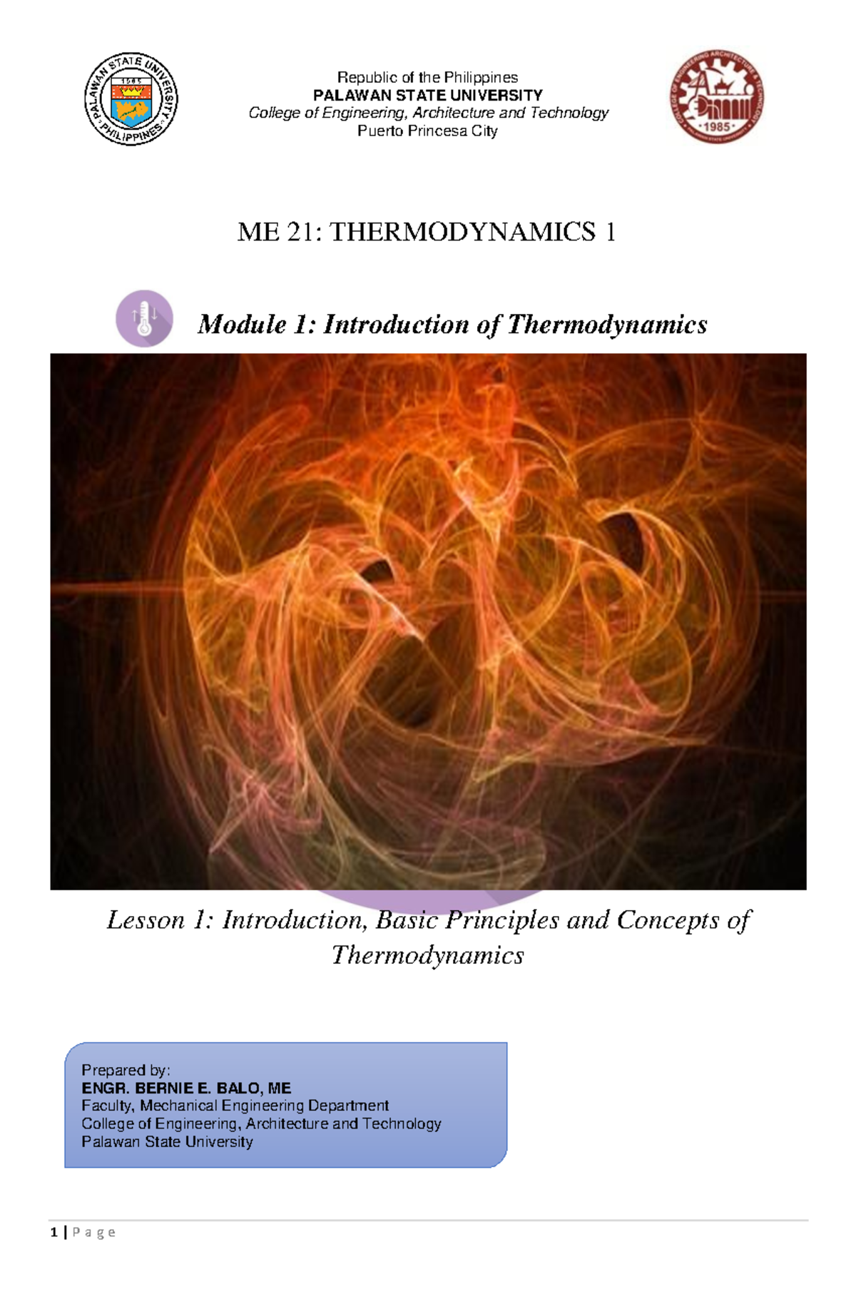 Introduction, Basic Principles and Concepts of Thermodynamics ...