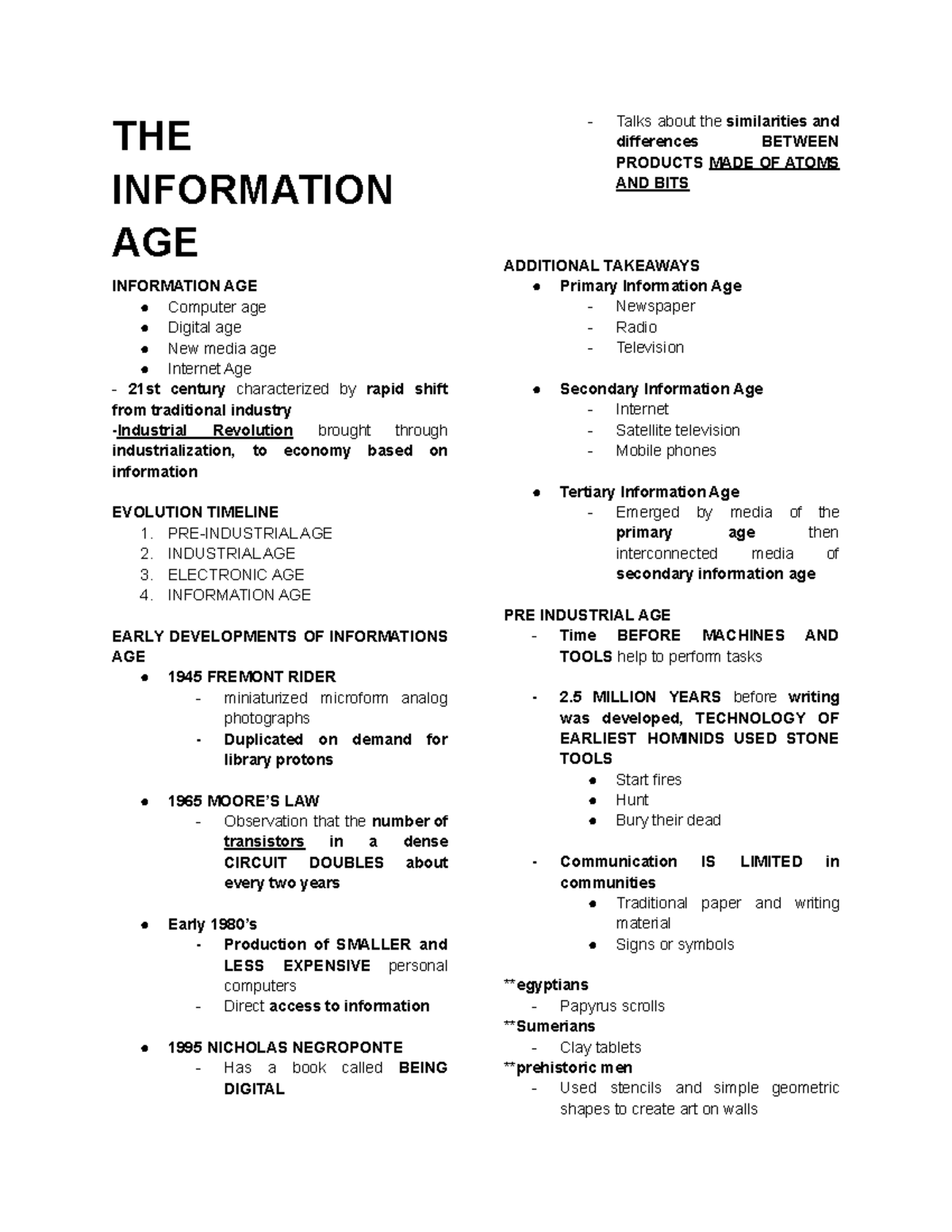 Science, Technology, and Society (STAS) WEEK 13 Lecture Notes - THE ...