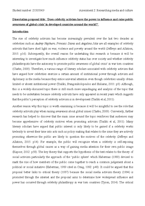 Personal statment - Film and Media studies - Films are an expression ...