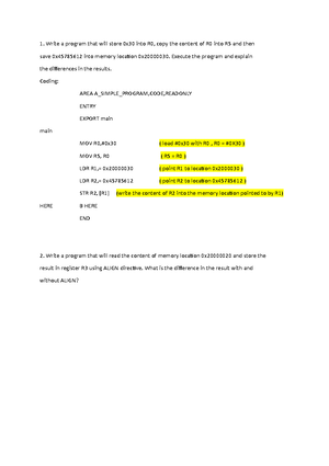 Lab Practice 1 - SMJE Group #: Group members 1) 2) 3) SMJE 3183 – MICROPROCESSOR & - Studocu