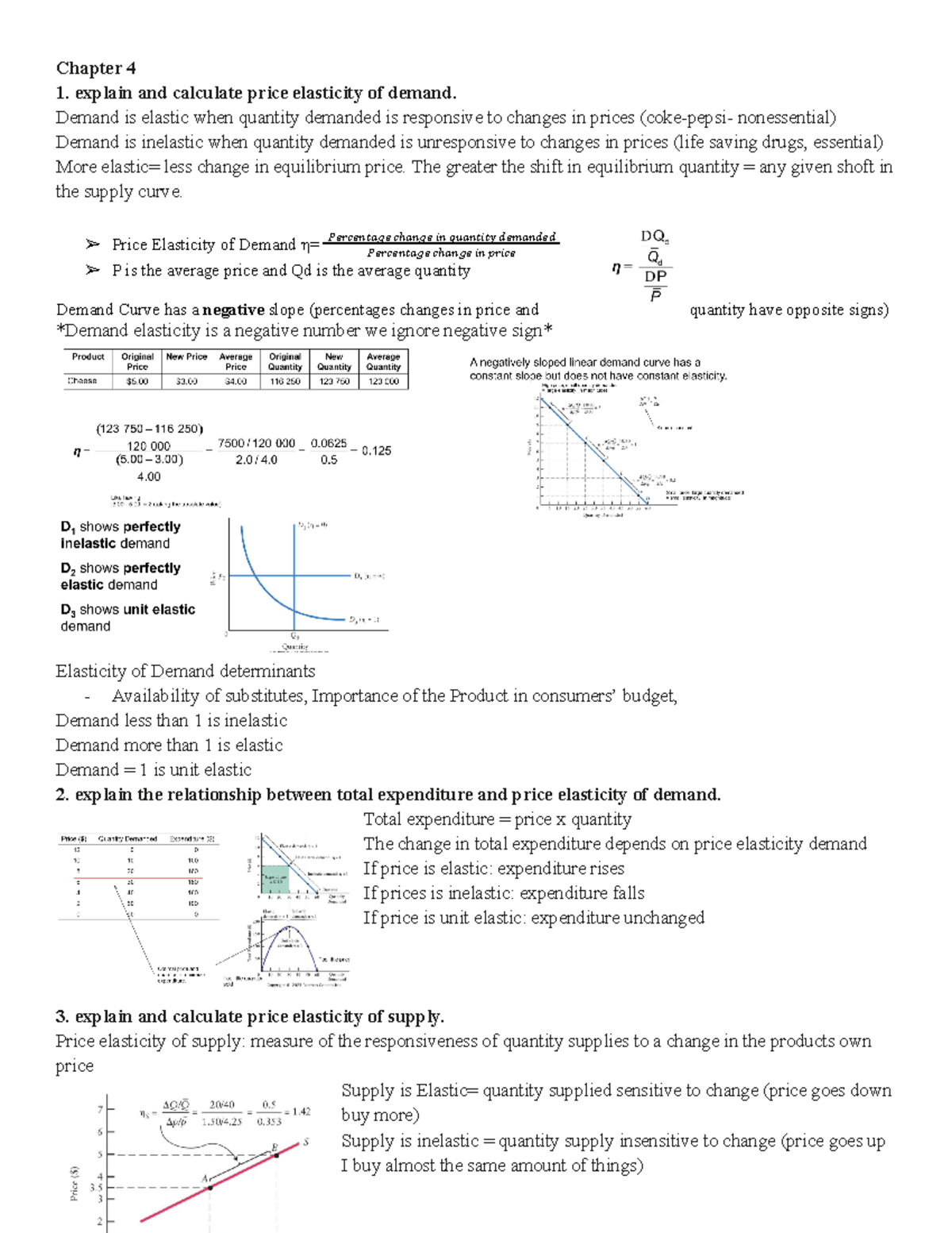 Chapter 4 Lecture Notes Of Learnign Objectives Chapter 4 1 Explain And Calculate Price
