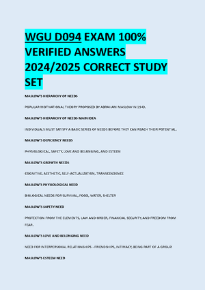 NIULPE STUDY GUIDE 100% VERIFIED ANSWERS 2024/2025 CORRECT - NIULPE ...