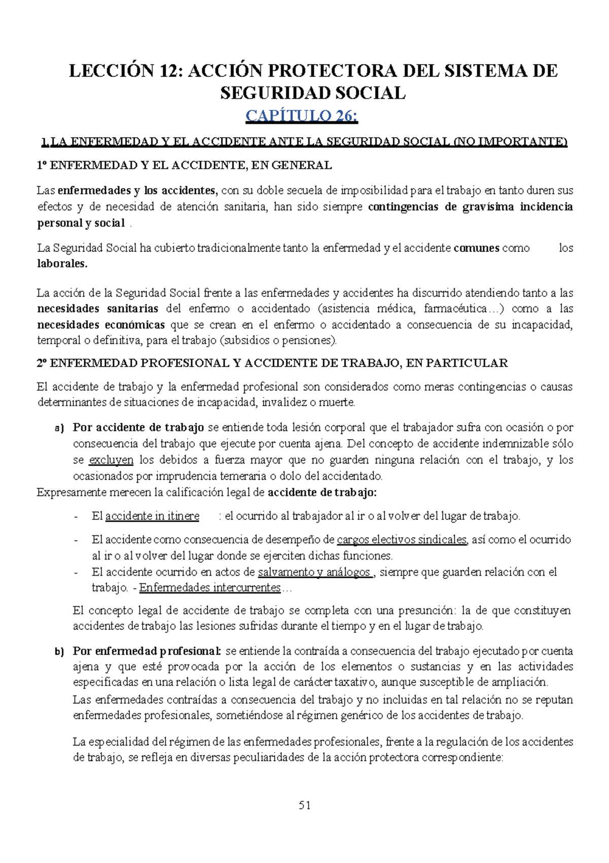 Trabajo 12 - Labor Law - LECCIÓN 12: ACCIÓN PROTECTORA DEL SISTEMA DE ...