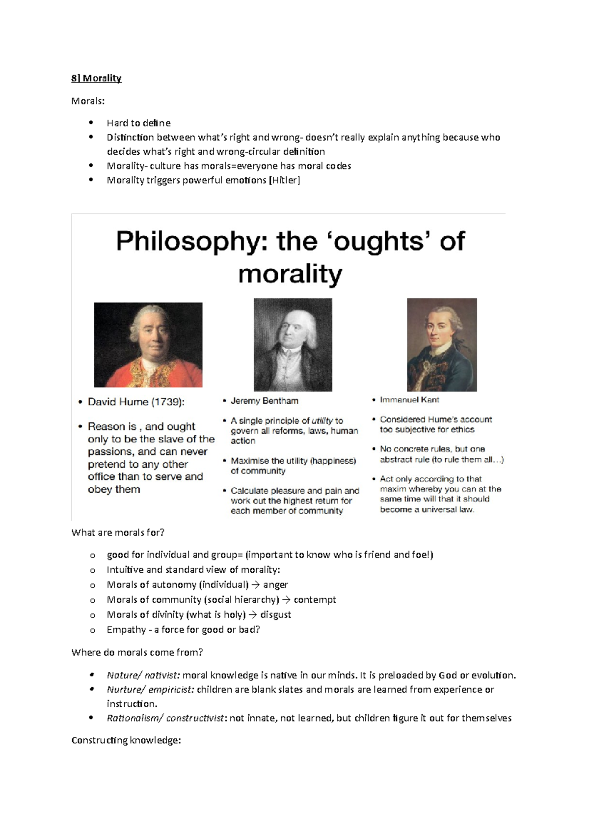 8 morality - Lincoln - Studocu