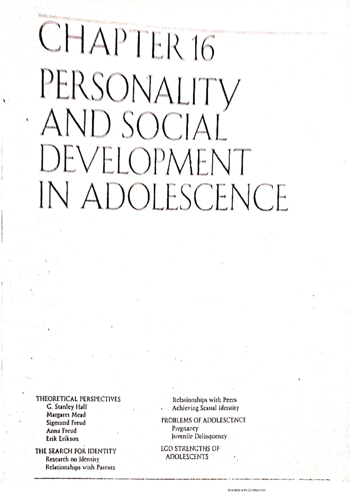 Adolescence Personality AND Social Development - developmental ...