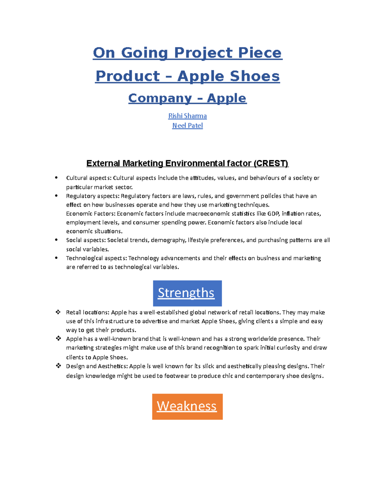 On Going project piece 2 - On Going Project Piece Product – Apple Shoes ...