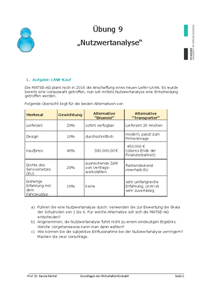 Ue4 Uebung Funktionsbaum Organigramm und ERD Aufgaben - Prof. Dr ...