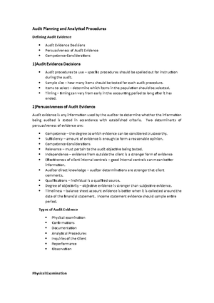 Audit of the Acquisition and Payment Cycle - Transactions in the ...
