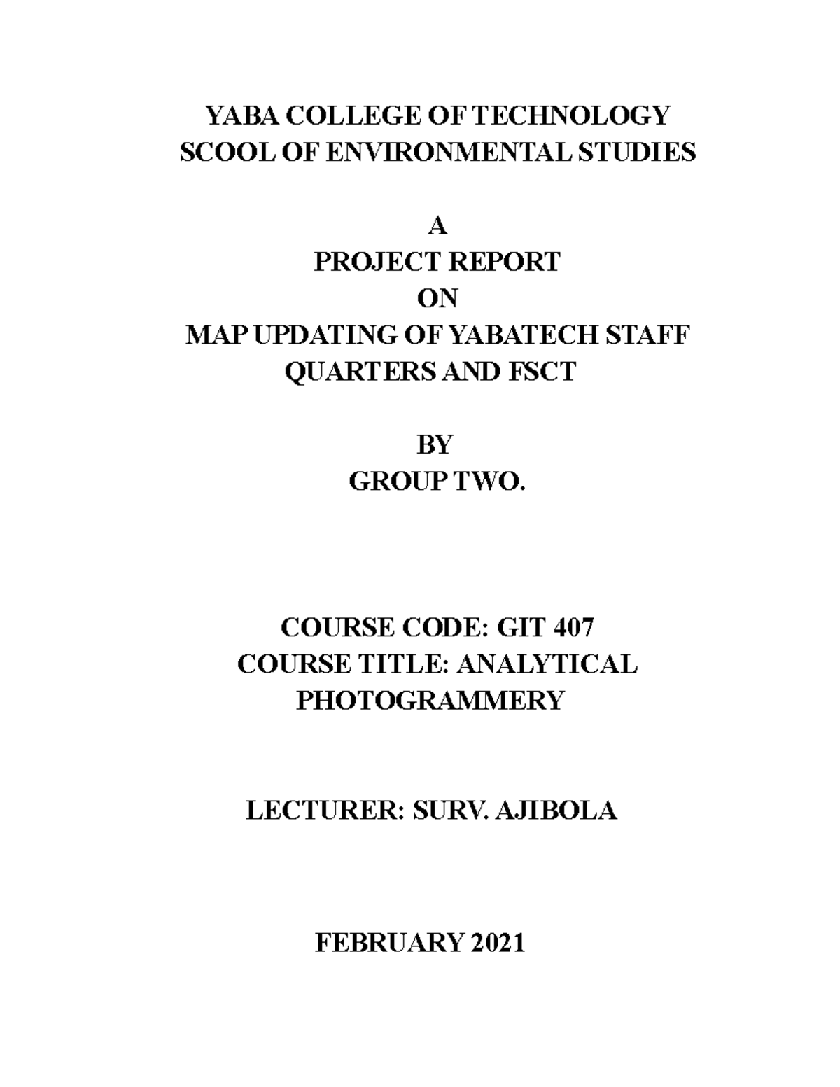MAP UPDATING OF YABATECH STAFF QUARTERS AND FSCT YABA COLLEGE OF map-updating-of-yabatech-staff-quarters-and-fsct-yaba-college-of