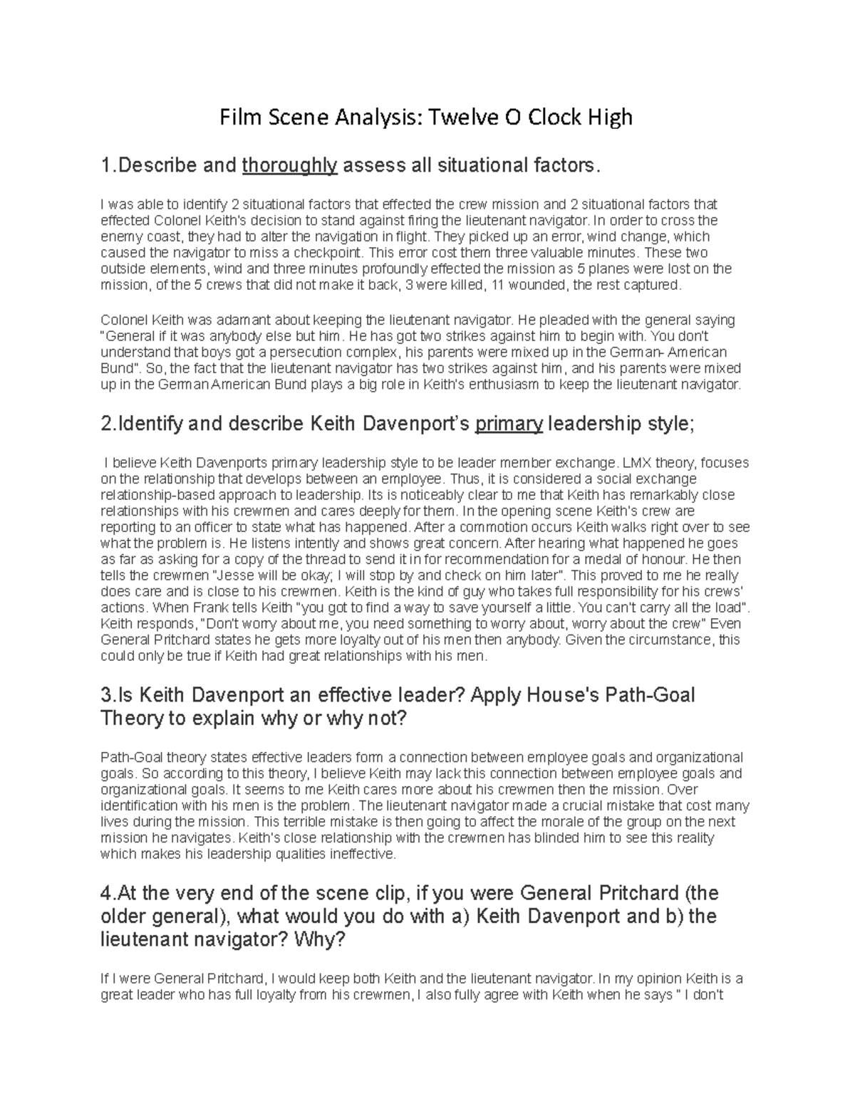 Module 8 skills builder final copy - Film Scene Analysis: Twelve O ...