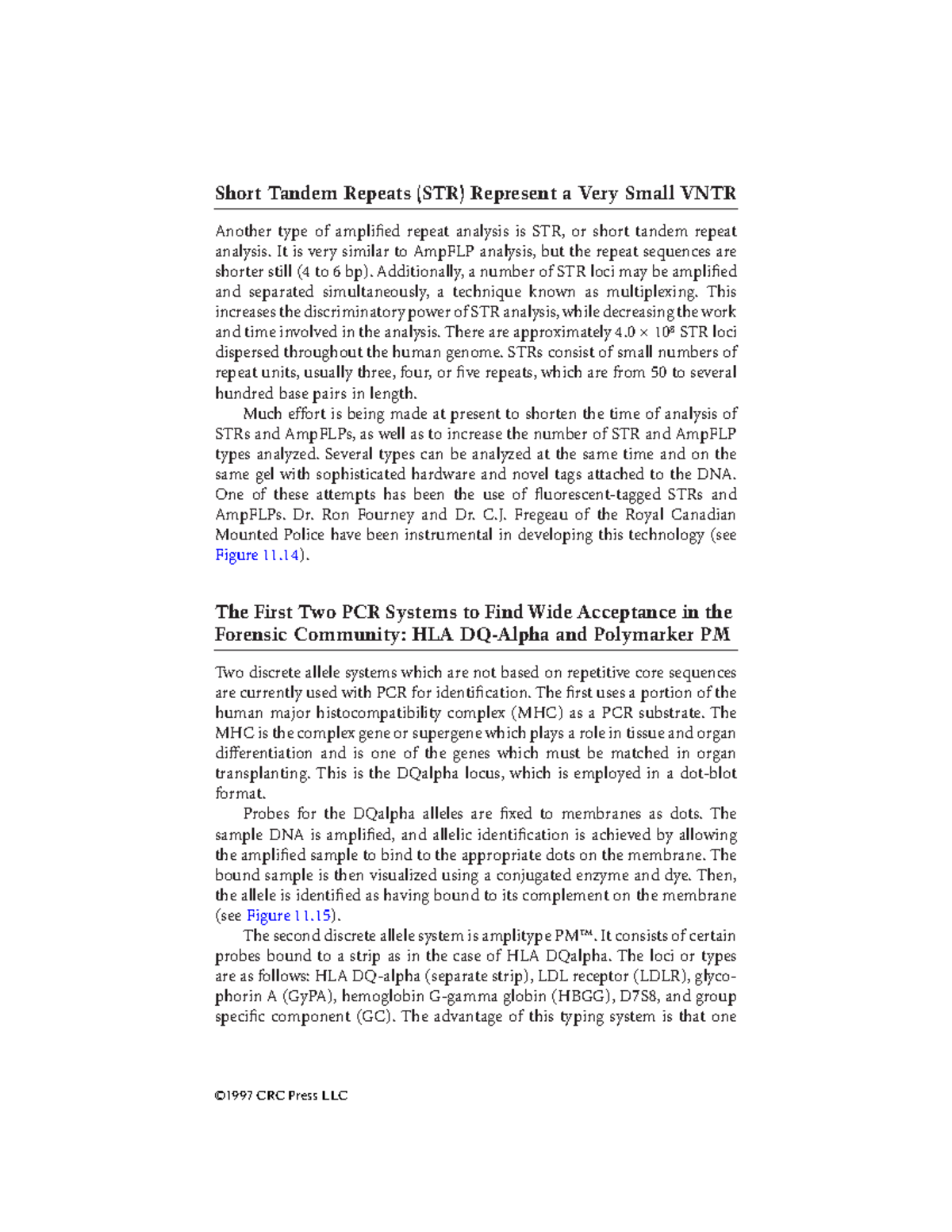 Introduction to Forensic Sciences-92 - Short Tandem Repeats (STR ...