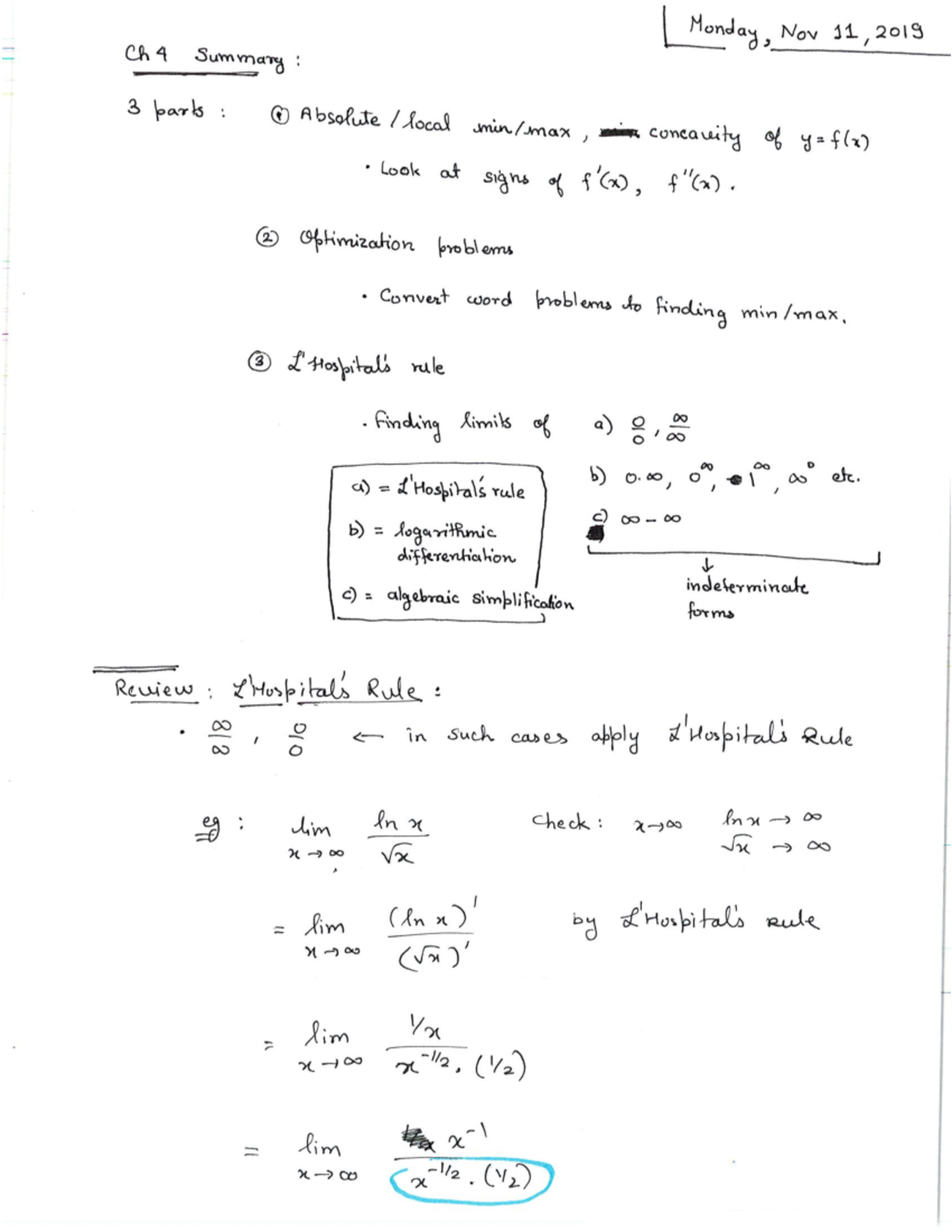 16. Antiderivatives, Sigma Notation - Calculus 1000A/B - Studocu