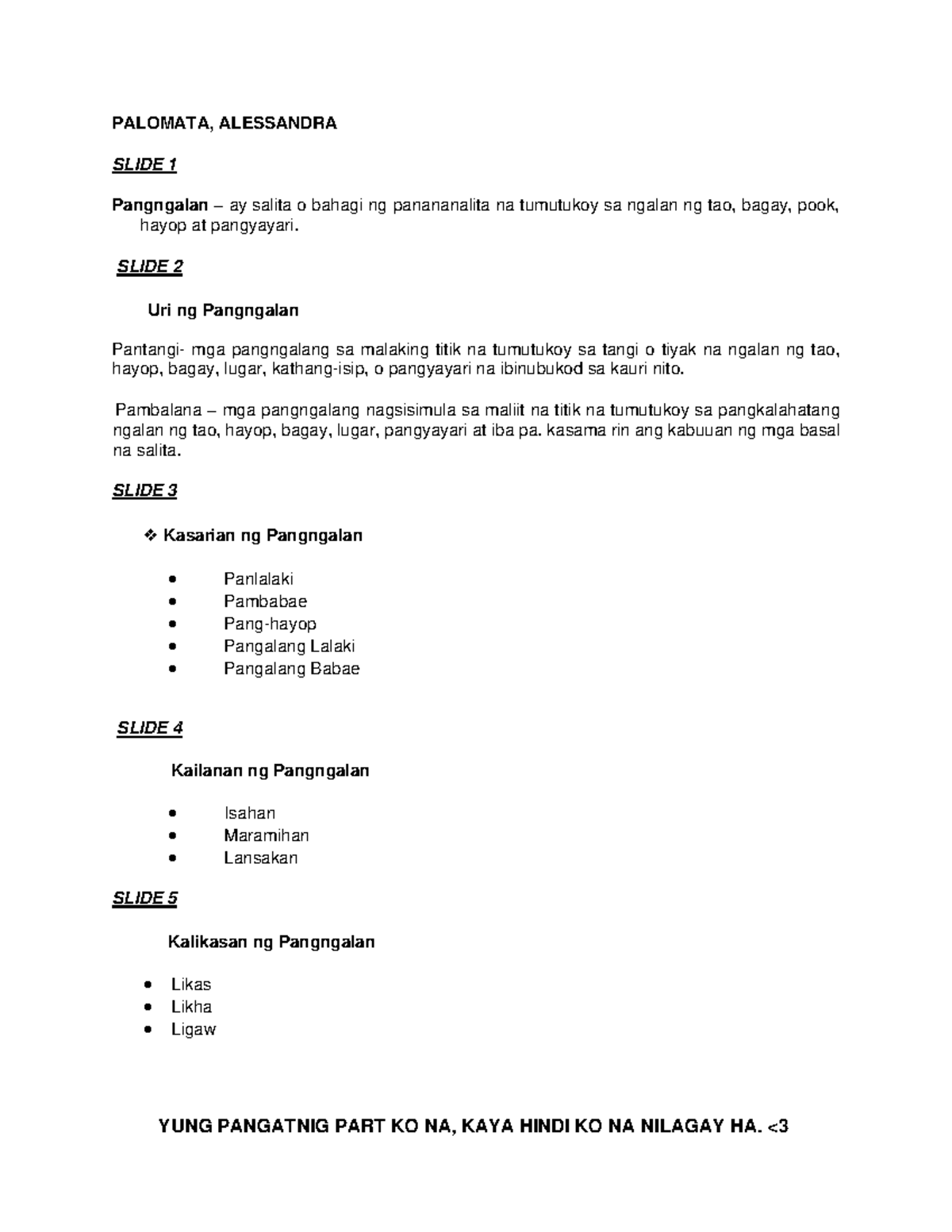 Mandatory Assignments/Lecture Notes/Course MaterialsMandatory ...