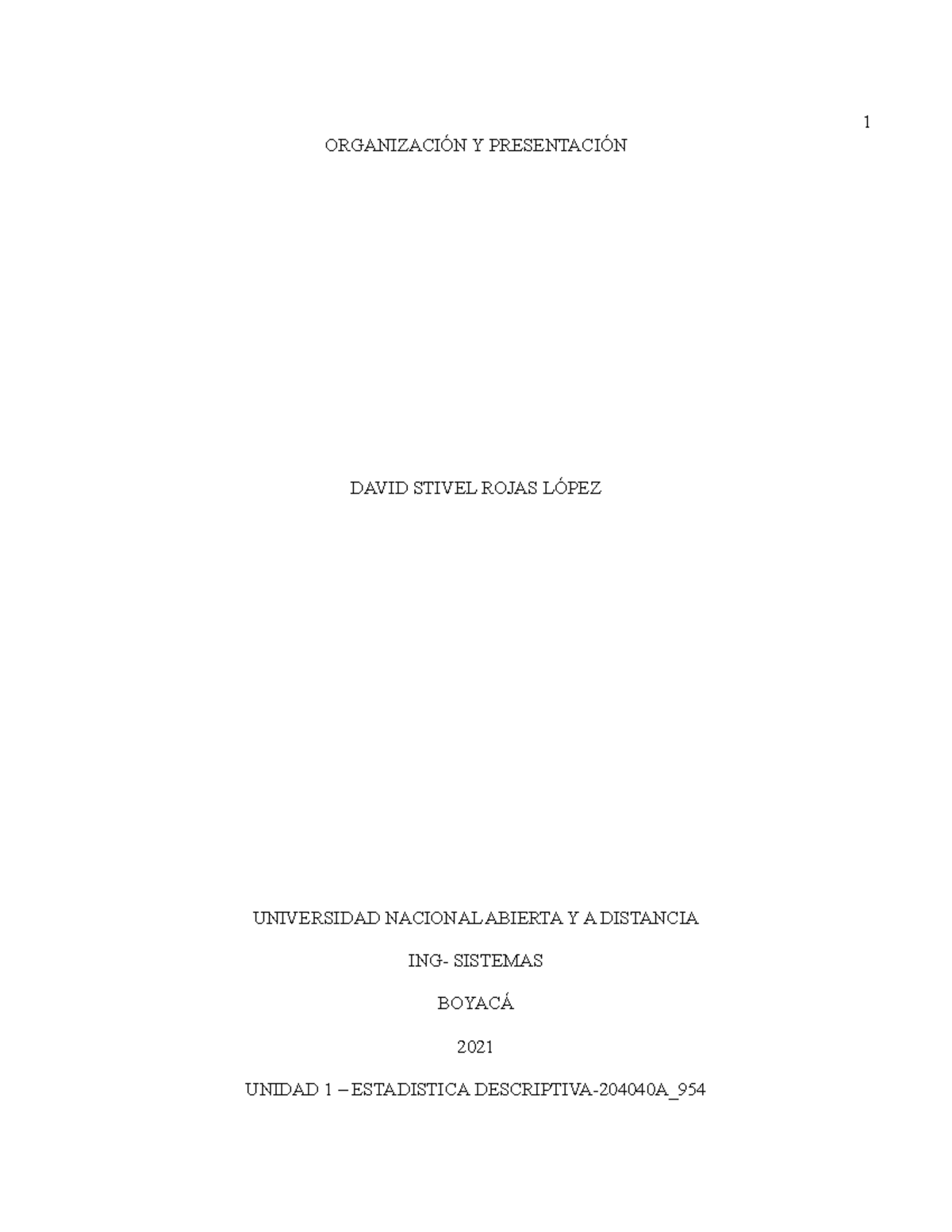 David Stivel Rojas Lopez Paso2.Organizacion y Presentacion ...