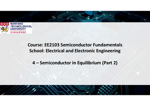EE2103 - Tut week1 - NANYANG TECHNOLOGICAL UNIVERSITY SCHOOL OF ...