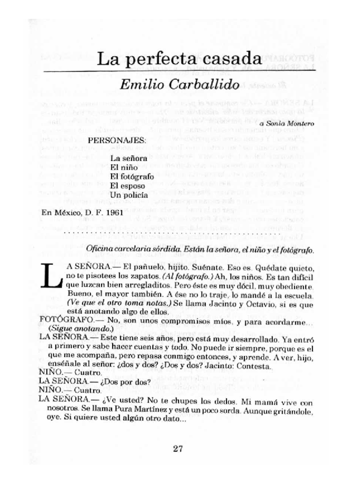 La perfecta casada texto - Taller de Lectura, Redacción e Iniciación a ...
