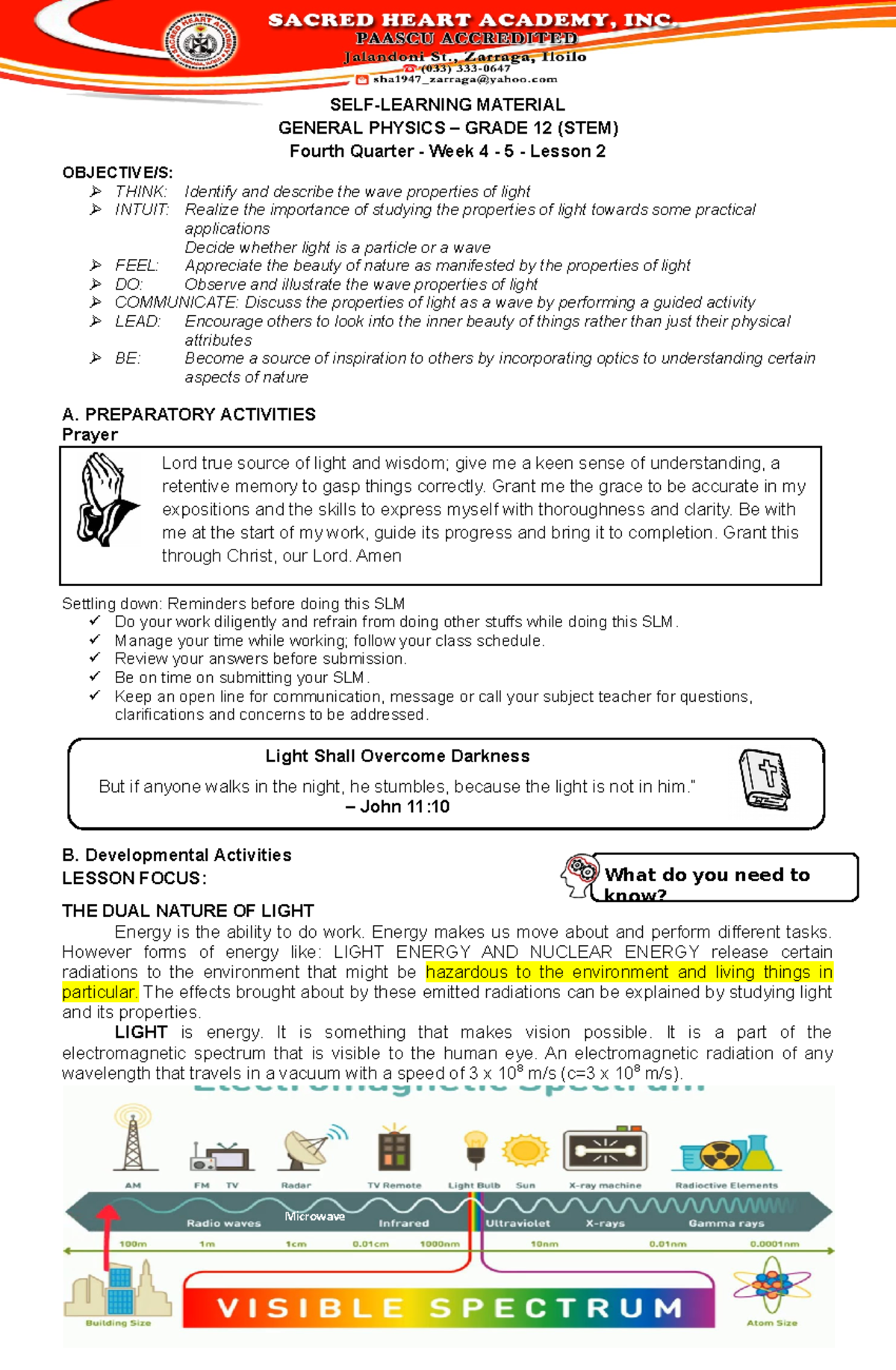 Solinap Lesson 2 General Physics 2 Fourth Quarter - SELF-LEARNING ...