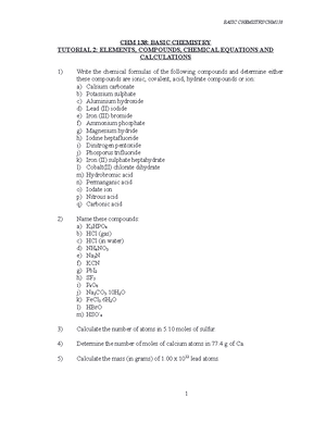 Chapter 5 ( Periodic Table ) - CHAPTER 5 CHM 138 BASIC CHEMISTRY SUBTO ...