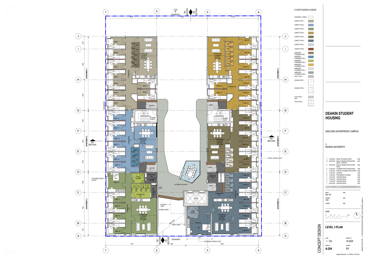 A-204-PDF 11 - Drawing - A- 1 TYPICAL ROOM LAYOUT ACCESSIBLE ROOM ...