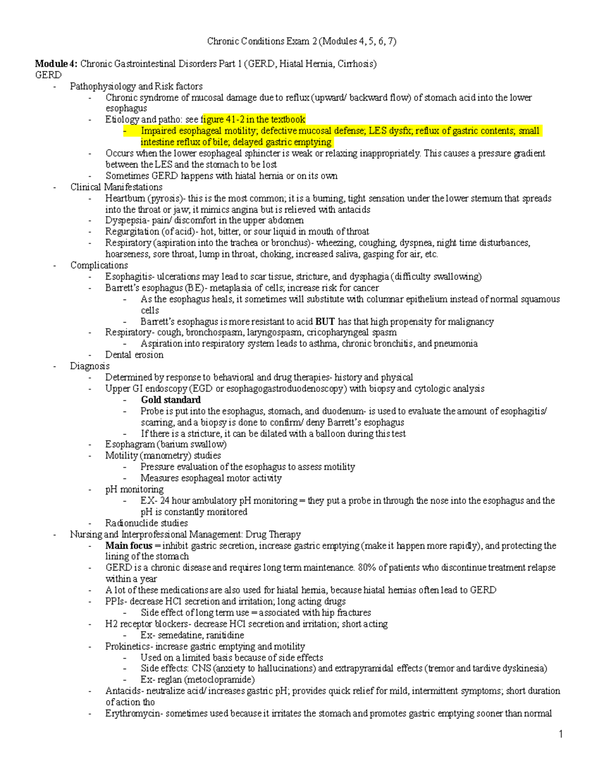 Chronic Conditions Exam 2 (Modules 4, 5, 6, 7) - Chronic Conditions ...