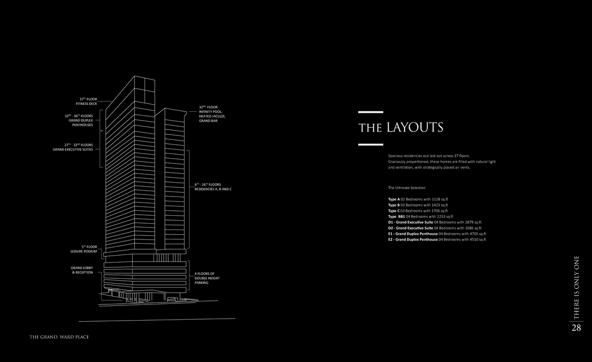 The Grand Floor Plans - Gjk gjkm - GRAND LOBBY & RECEPTION 33 RD - 36TH ...