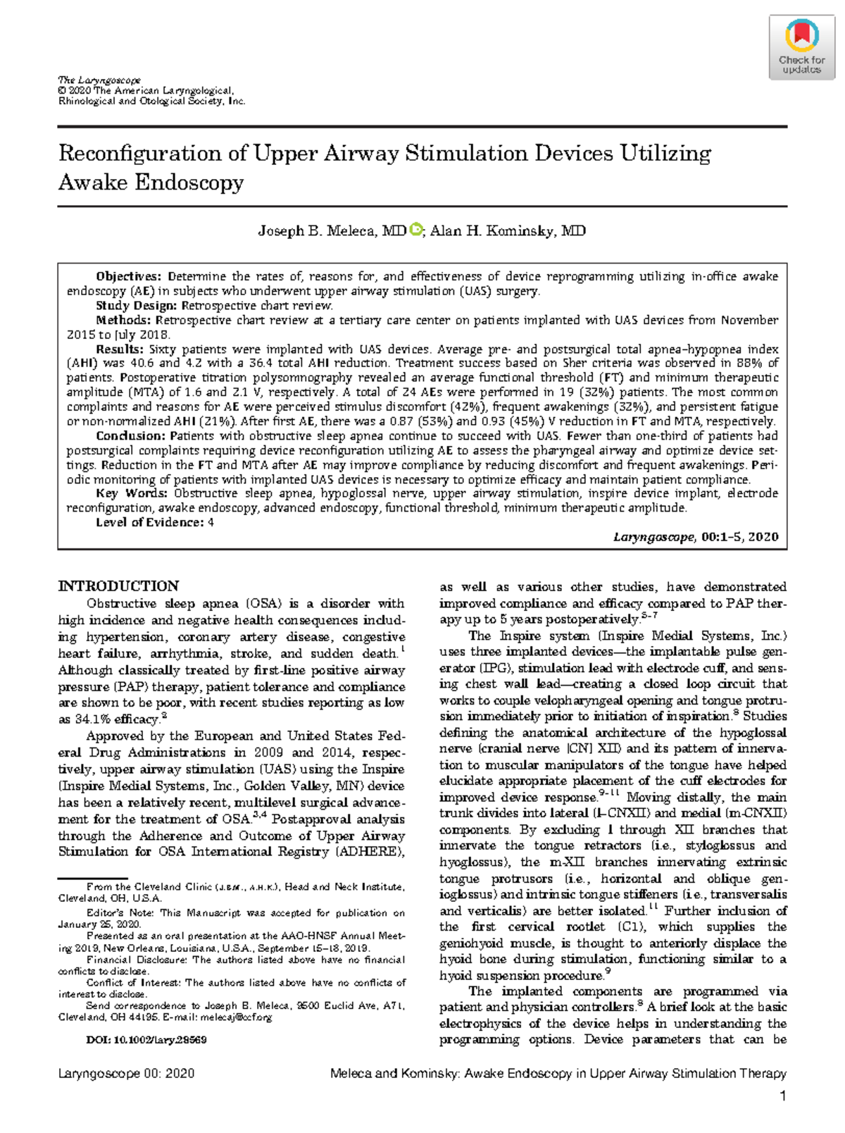10 - done - Reconfiguration of Upper Airway Stimulation Devices ...