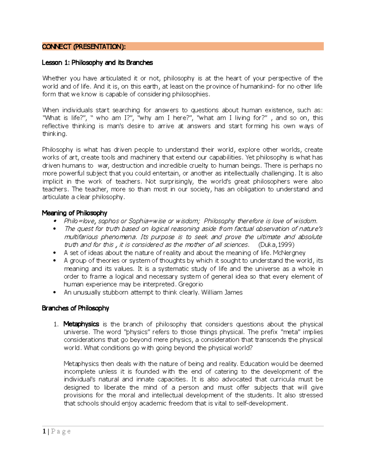 TEACHING PROFESSION LECTURE NOTE - Bachelor in elementary education ...