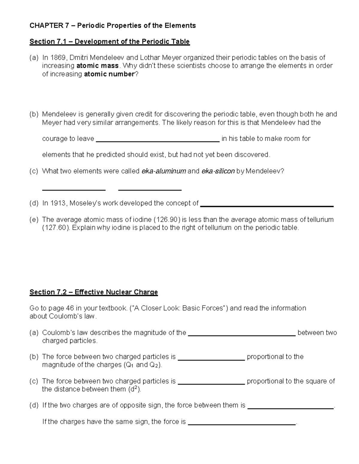 1 - Farabaugh Chapter 7 - CHAPTER 7 – Periodic Properties of the ...