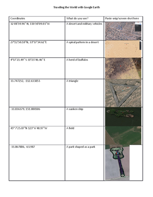 Lab01 2022c - lab - Geospatial Lab Application 1 Introduction to Geospatial Concepts and Google ...