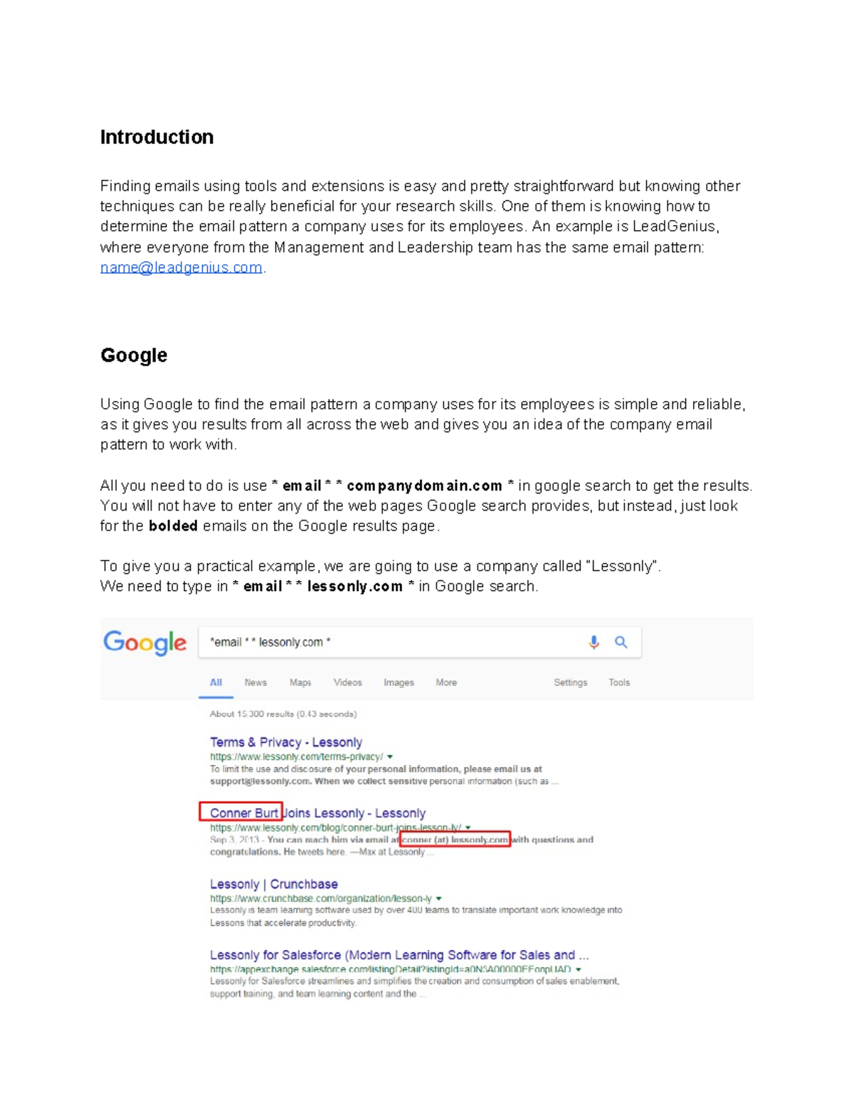 All about email - Email Pattern - Introduction Finding emails using ...