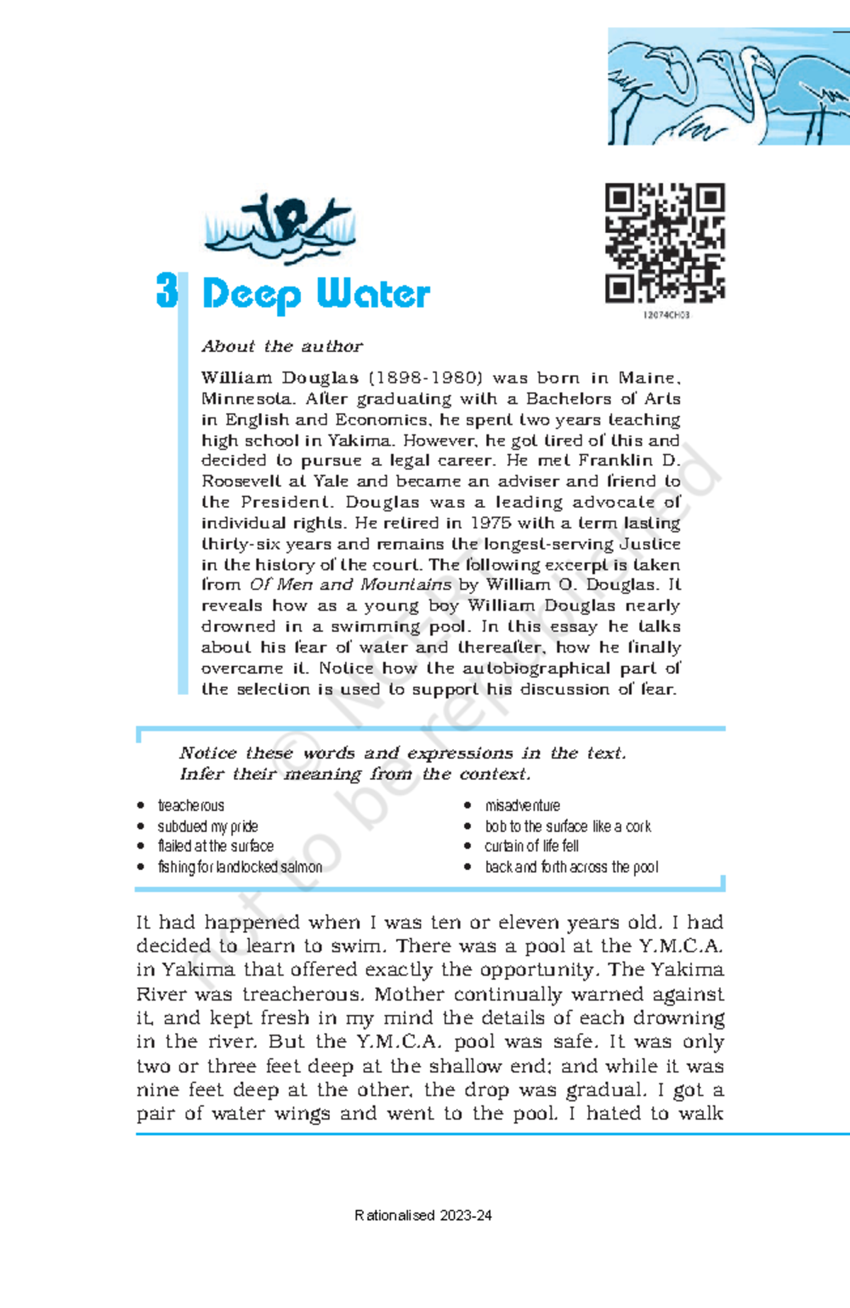 Deep Water - Deep Water/ Deep Water About the author William Douglas (1898-1980) was born in ...