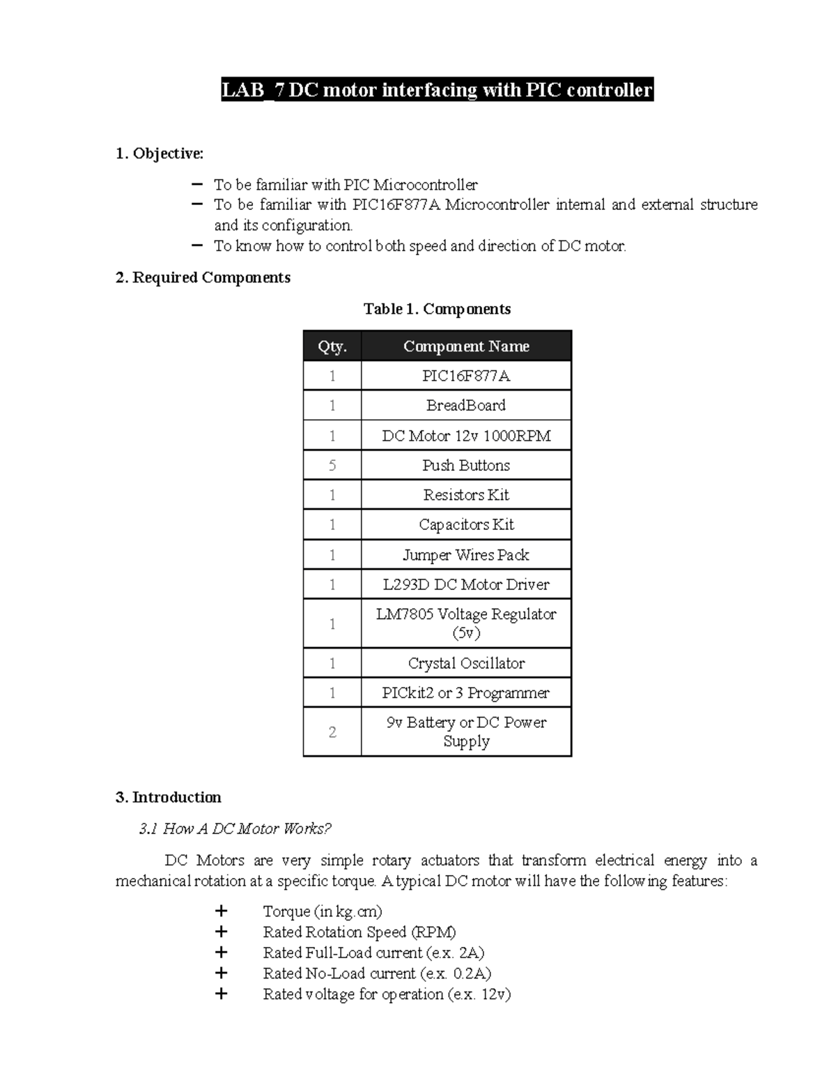 7. Lab 7 DC Motor - Giúp bạn học tốt vi điều khiển - LAB_7 DC motor ...