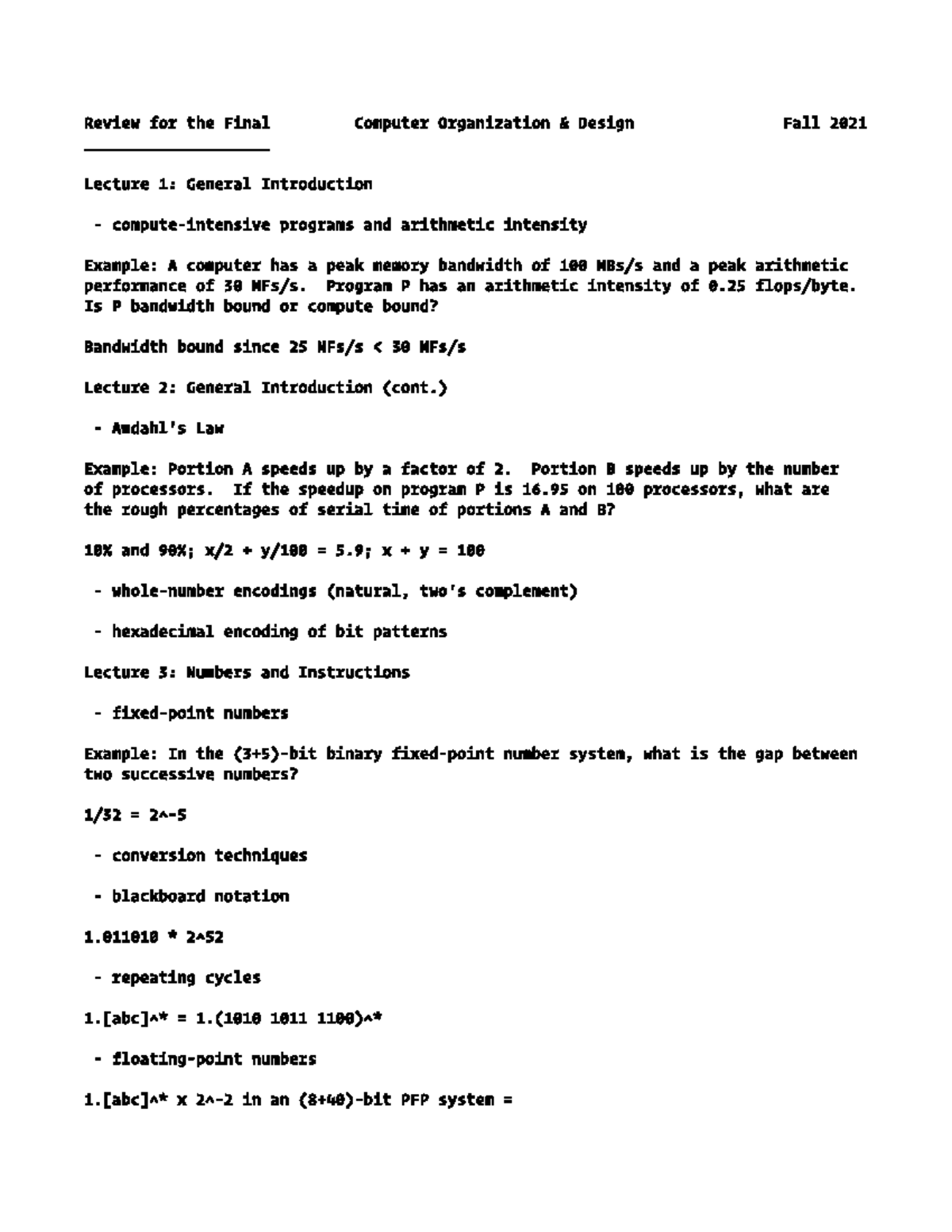 REV for Finals - Probst Review - COMP 326 - Concordia - Studocu