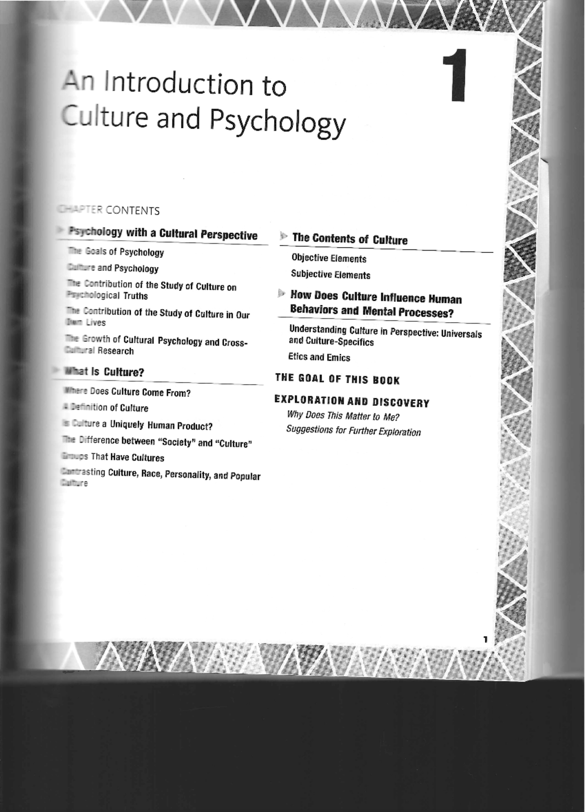 Matsumoto and Juang CH01 Introduction to Culture and Psychology - PY 450 - Studocu