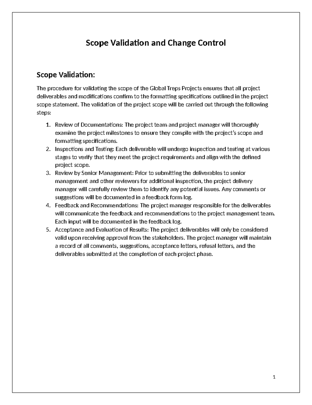 S23-Group-4-Scope Validation and Change Control - Scope Validation and Change Control Scope ...