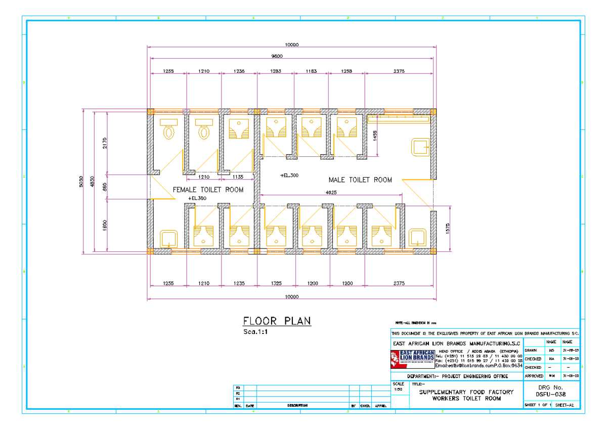 Workers Toilet room Drawings - Financial accounting 1 - Studocu