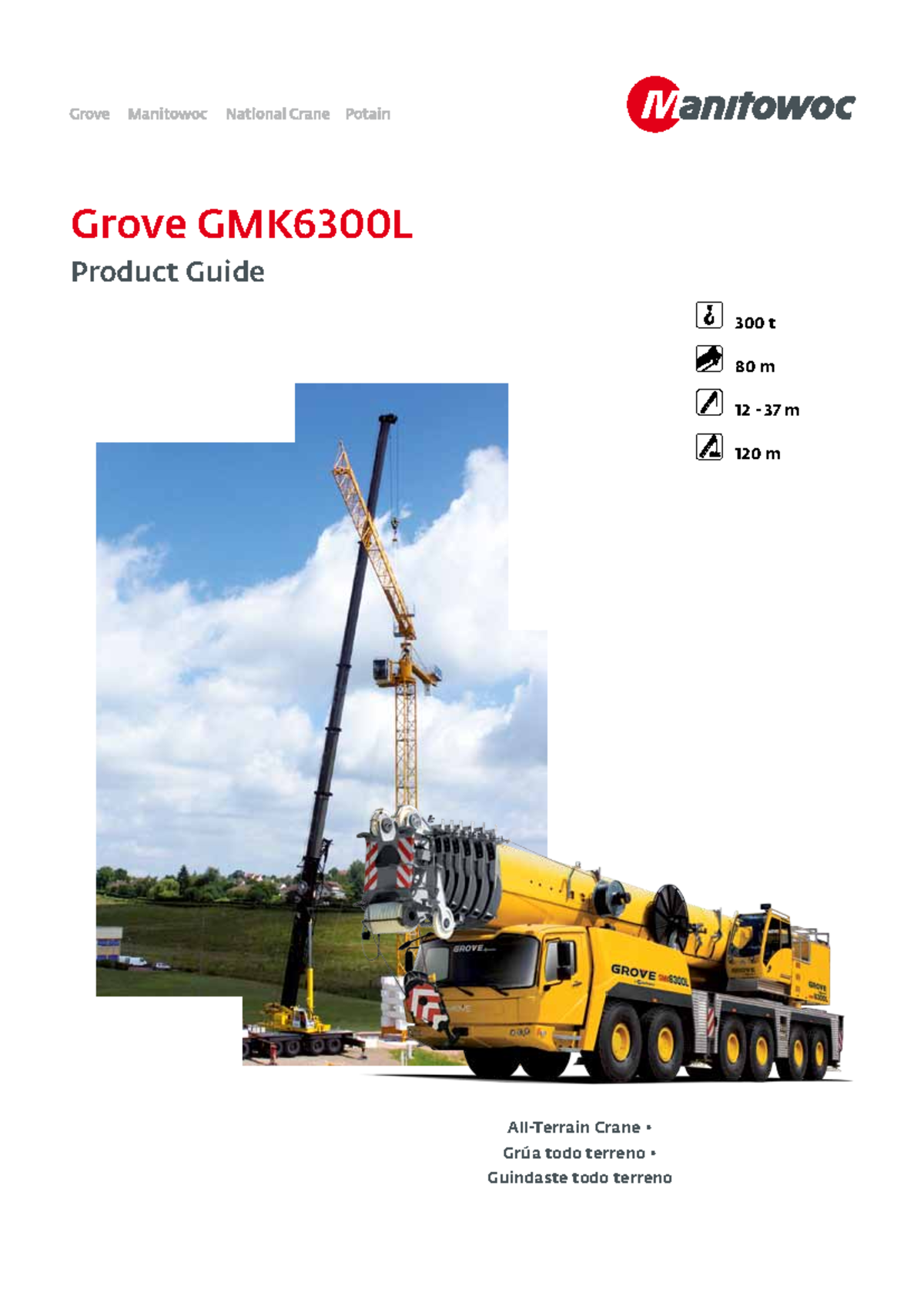 Ficha Tecnica -GMK-6300L - Grove GMK6300L Product Guide 12 - 37 m 300 t ...