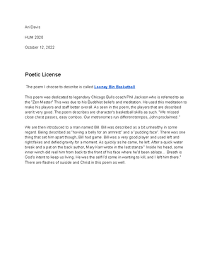 Chapter 1 intro to hum - The Humanities Through the Arts - Humanities ...