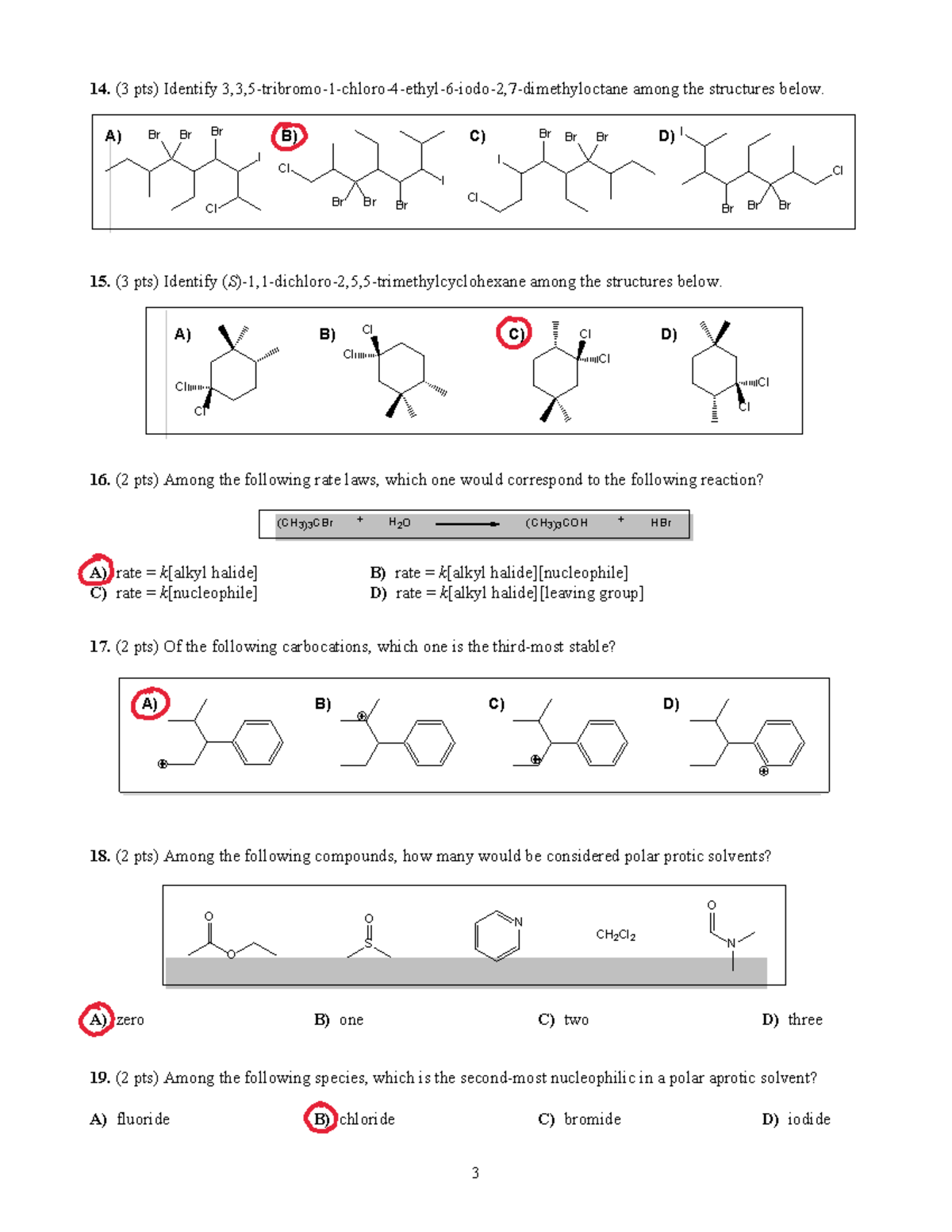 Exam 3 Summer I 2020 Answer Key 3 - 3 14. (3 pts) Identify - Studocu