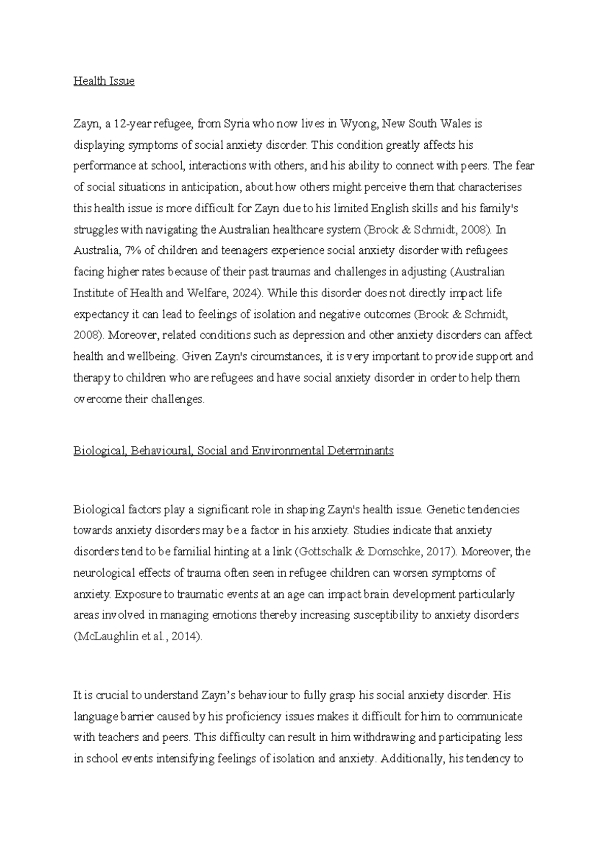 Populhs - Posted - Case Study - Health Issue Zayn, a 12-year refugee ...