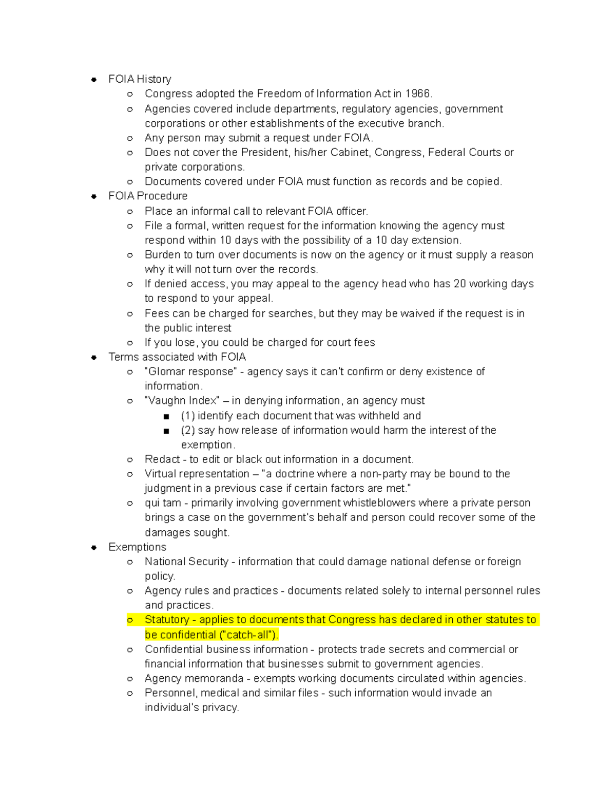 Access to Information - FOIA History Congress adopted the Freedom of ...