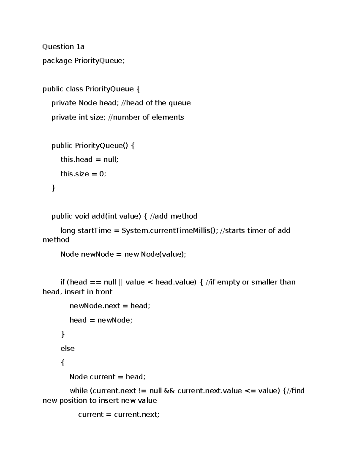 Comp 272 Assignment 1 - 86%, requires custom comments and format ...