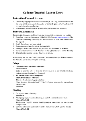 Tutorial work on Coventorware - CoventorWare Tutorial Presented by Brian Pepin 11/07 ...