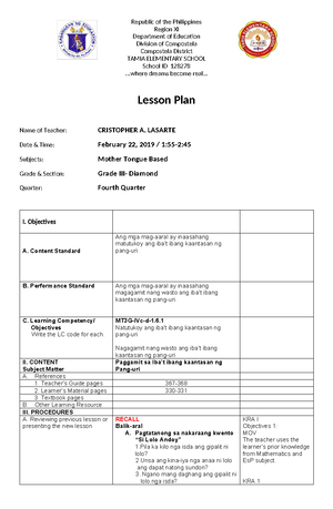 Prof Ed 9A IM No.2 Lesson 4 - DEGREE PROGRAM BTVTED & BTLE COURSE NO ...